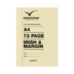 A4 72 Pages College Exercise Book Irish — Statesman Stationery