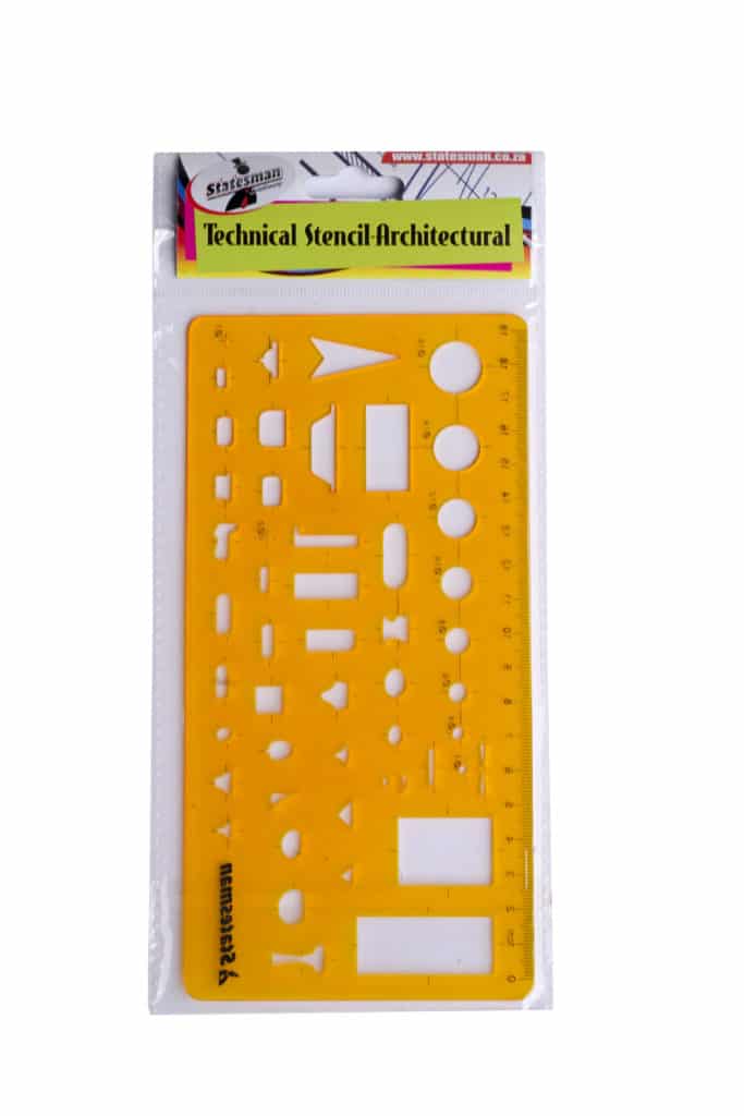 Technical Drawing Stencil - Architectural — Statesman Stationery