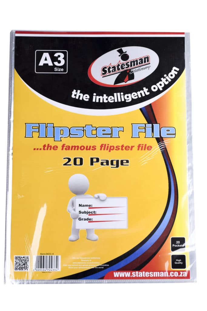 A3 Flip File 20pg — Statesman Stationery