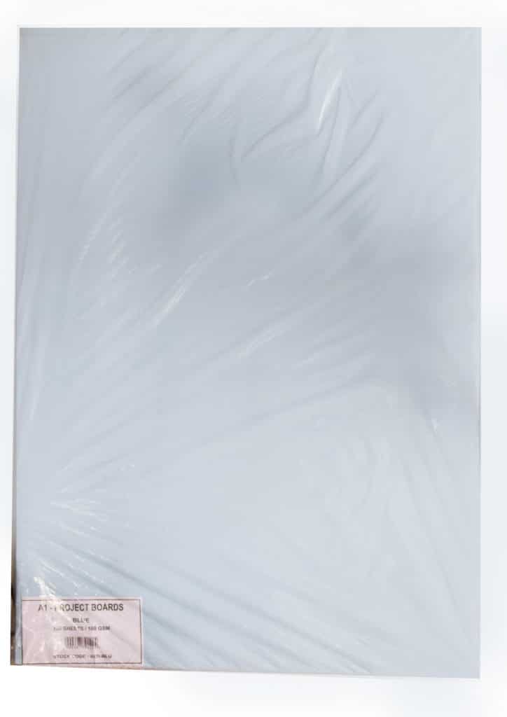 Project Board A1 160gsm - 100 Sheet Blue — Statesman Stationery