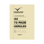 A4 72 Pages College Exercise Book Ruled 17MM — Statesman Stationery