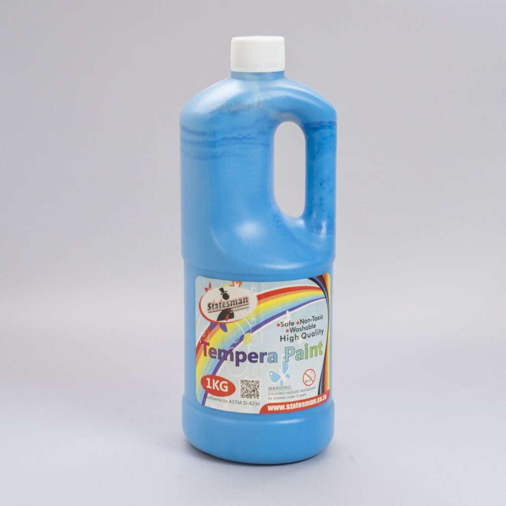 Poster Paint (Tempera) 1L Light Blue — Statesman Stationery