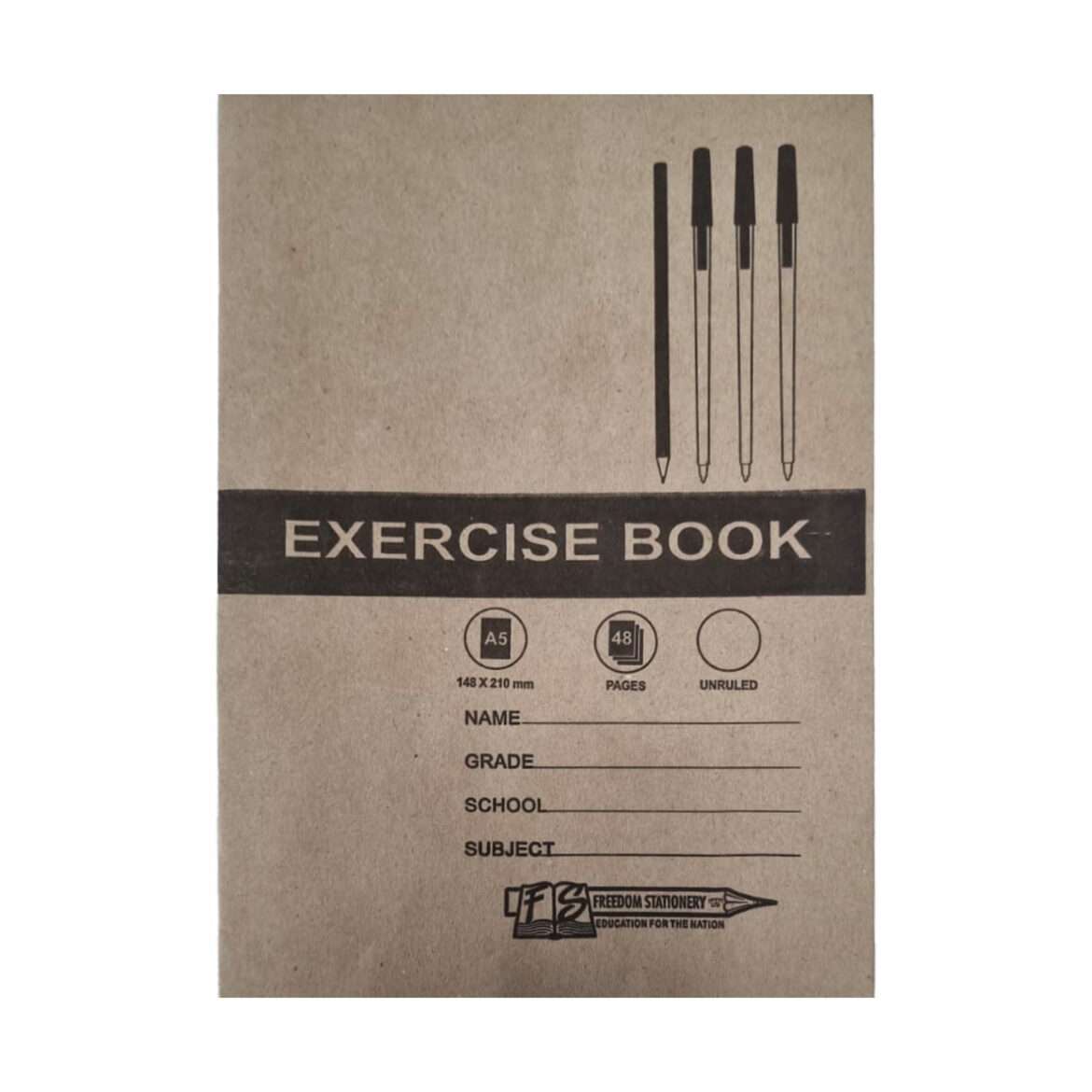 A4 72 Pages College Exercise Book Ruled 17MM — Statesman Stationery