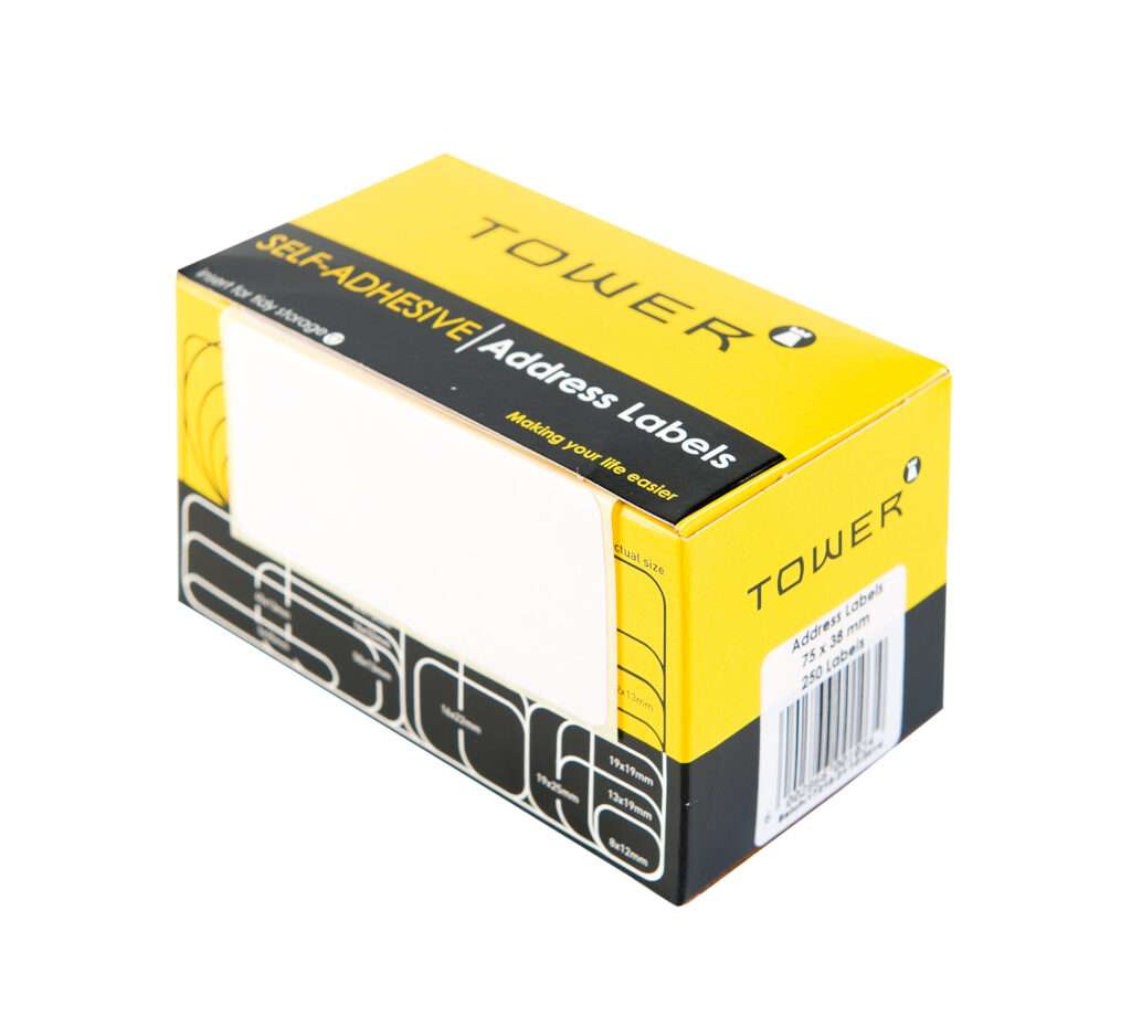 Tower Address Labels 75x38 - 250 Labels — Statesman Stationery