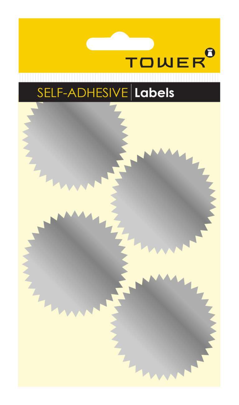 Tower Notorial Seals Silver - 44 Labels — Statesman Stationery